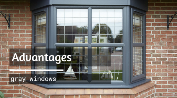 Gray windows - modern, noble, a real eye-catcher