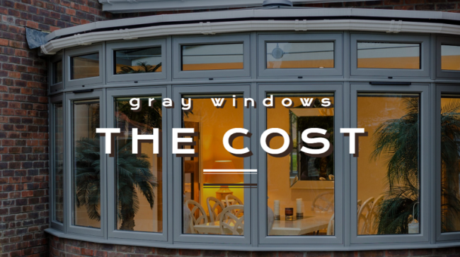 Gray windows - modern, noble, a real eye-catcher - Parlun