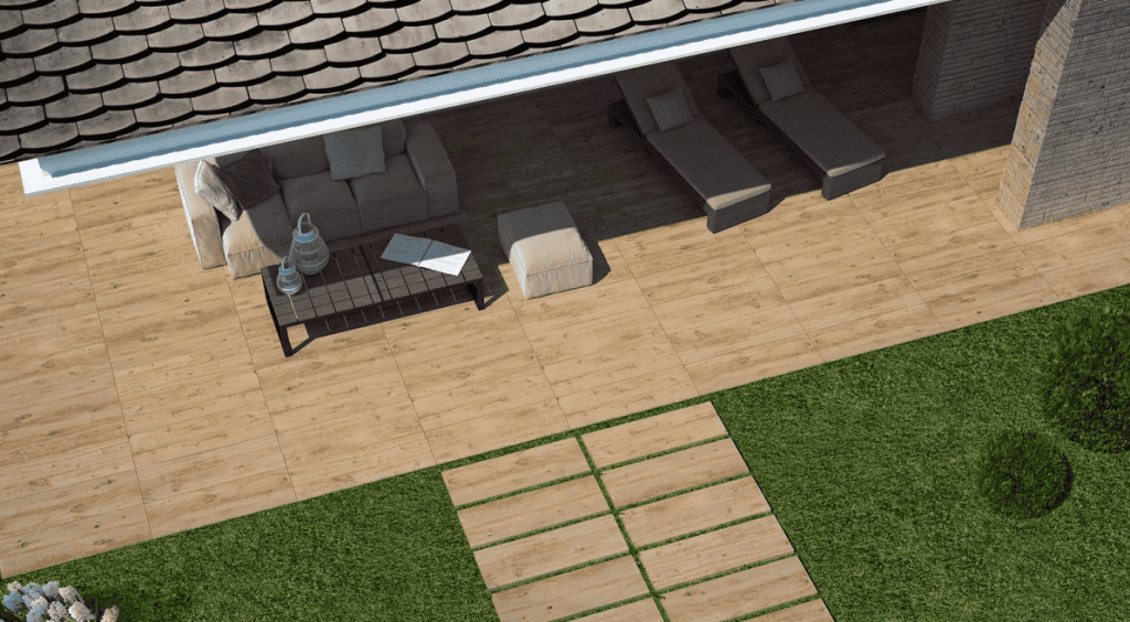 Outdoor Wood Look Tiles - Parlun