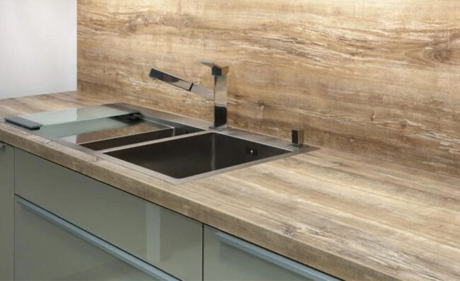 Real wood countertops and solid wood countertops： countertops with a ...