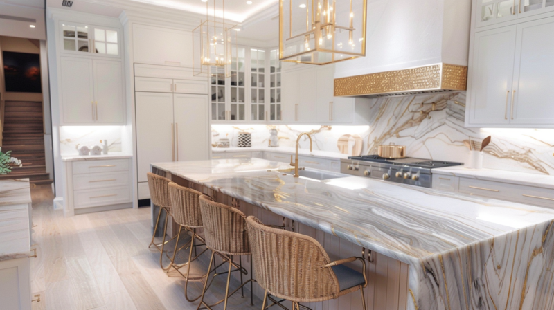 26+ Waterfall Island Kitchen Design Ideas And Tips