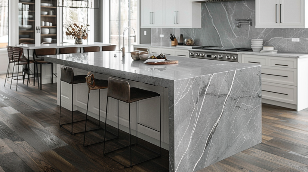26+ Waterfall Island Kitchen Design Ideas And Tips