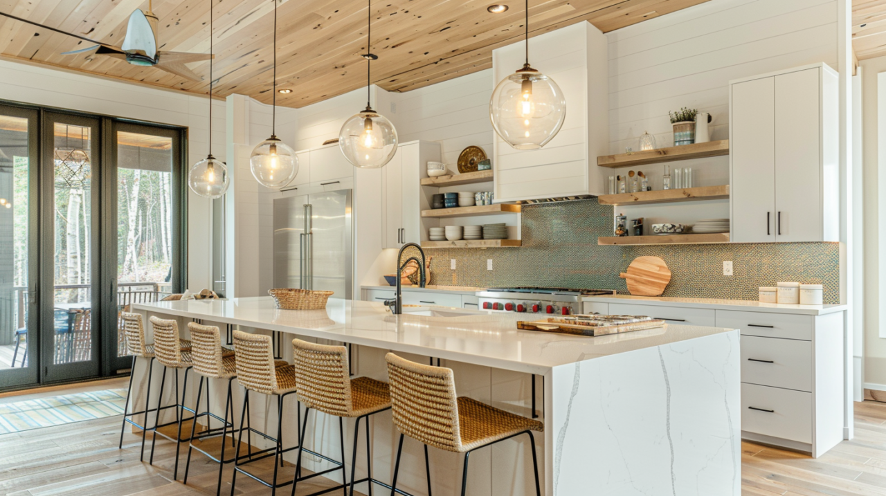 26+ Waterfall Island Kitchen Design Ideas And Tips