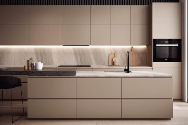 Style Your Kitchen with Modern Flat Panel Kitchen Cabinets