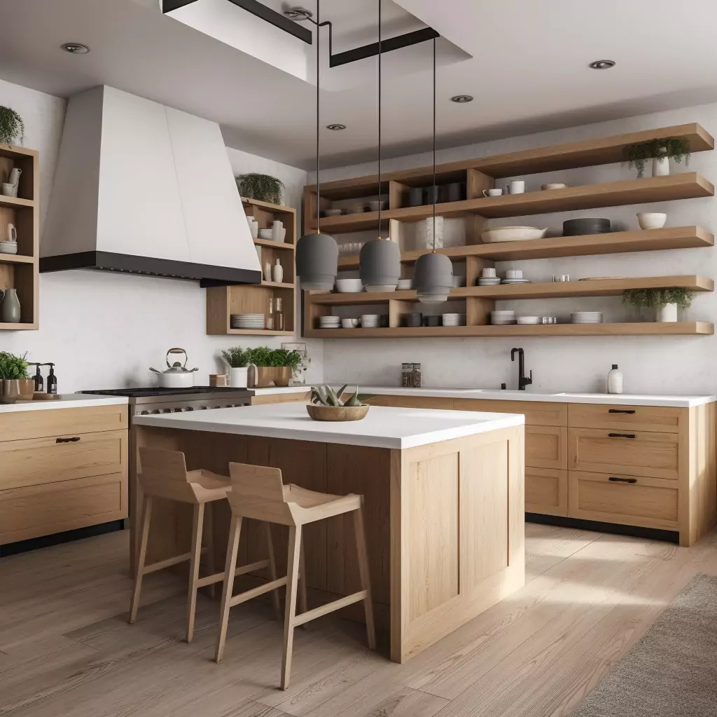 22+ Modern Oak Kitchen Cabinets Design Ideas And Tips
