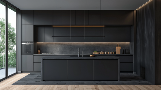 50+Matte Black Kitchen Cabinets Ideas and Tips (2025)