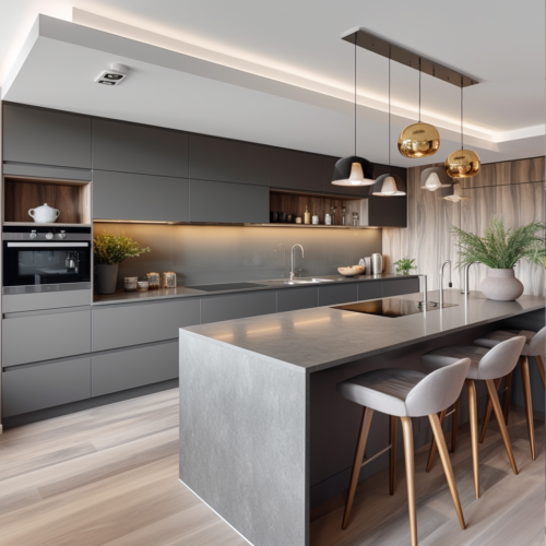 Style Your Kitchen with Modern Flat Panel Kitchen Cabinets